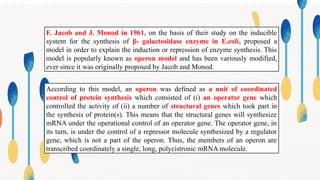 GENE REGULATION AND OPERON MODEL IN E.COLI.pptx
