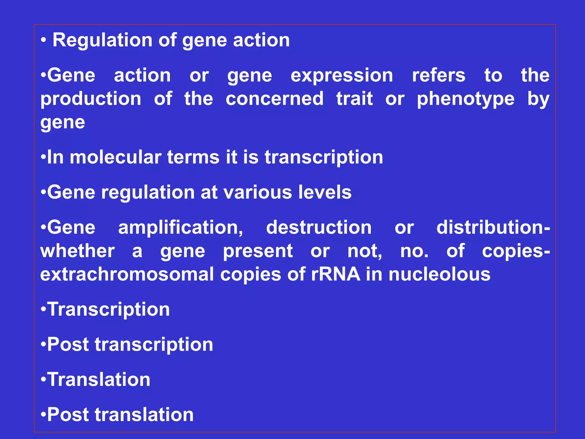 Gene regulation operon | PPT