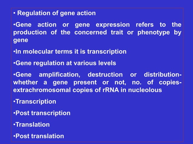 Gene regulation operon | PPT | Chemistry | Science