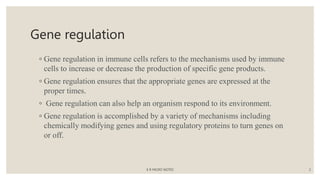 Gene regulation and Ir genes K R.pptx