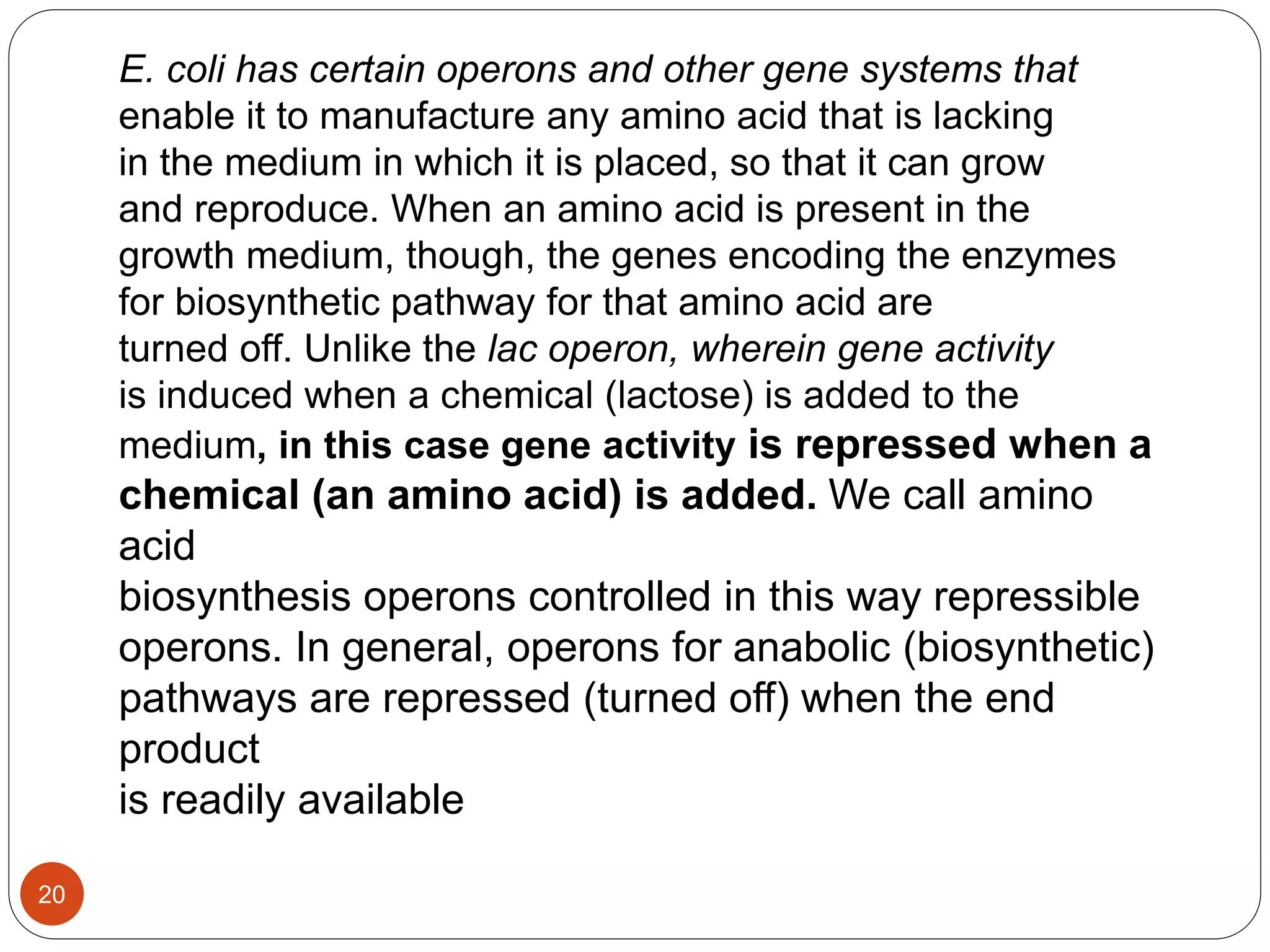Gene regulation in prokaryotes | PPTX