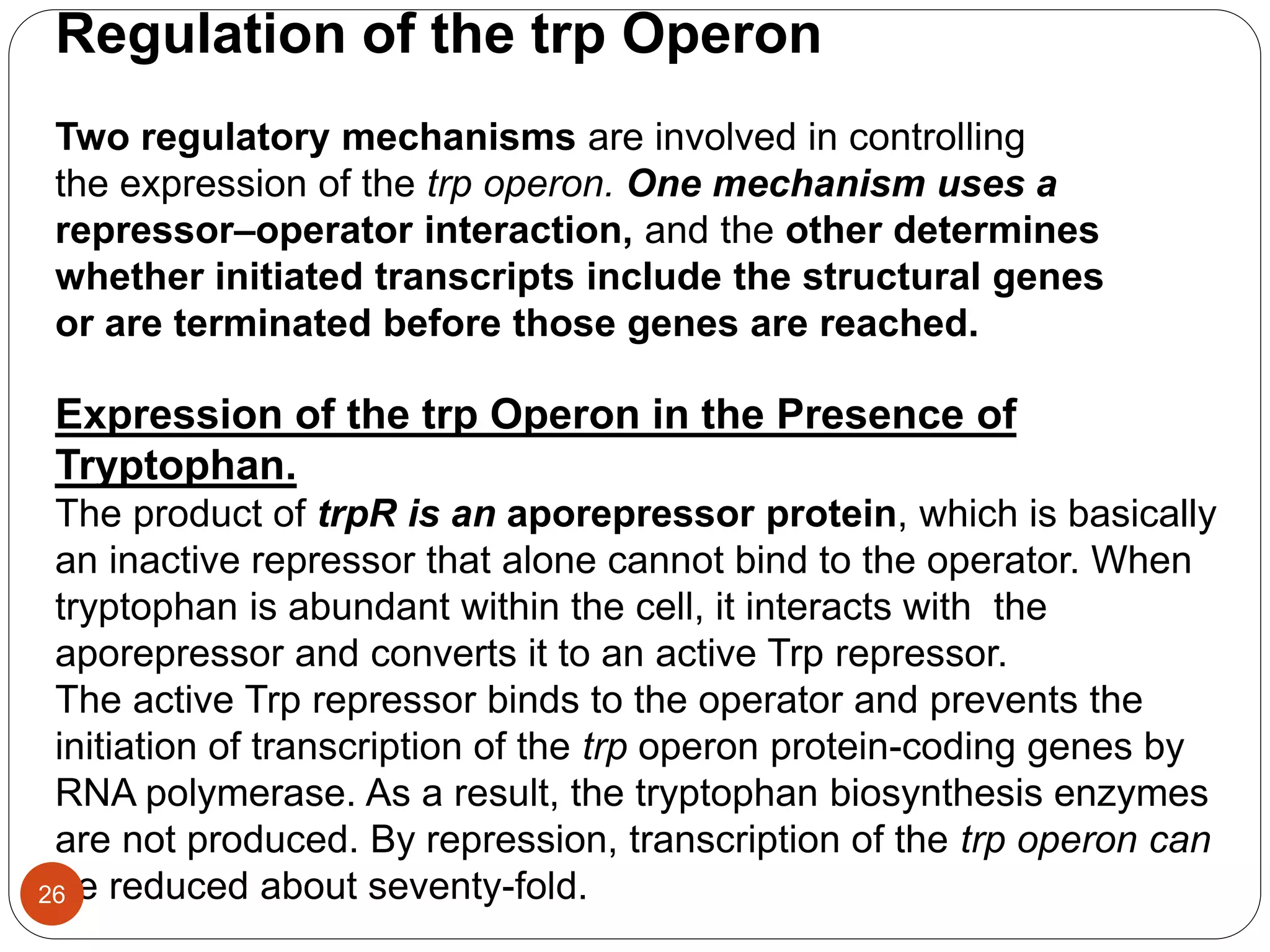Gene regulation in prokaryotes | PPTX
