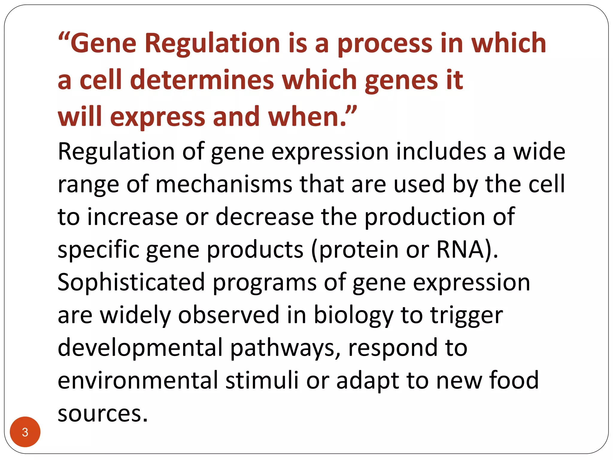 Gene Regulation In Prokaryotes Ppt