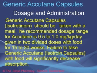 Generic Accutane for Treatment of Moderate to Severe Acne | ODP
