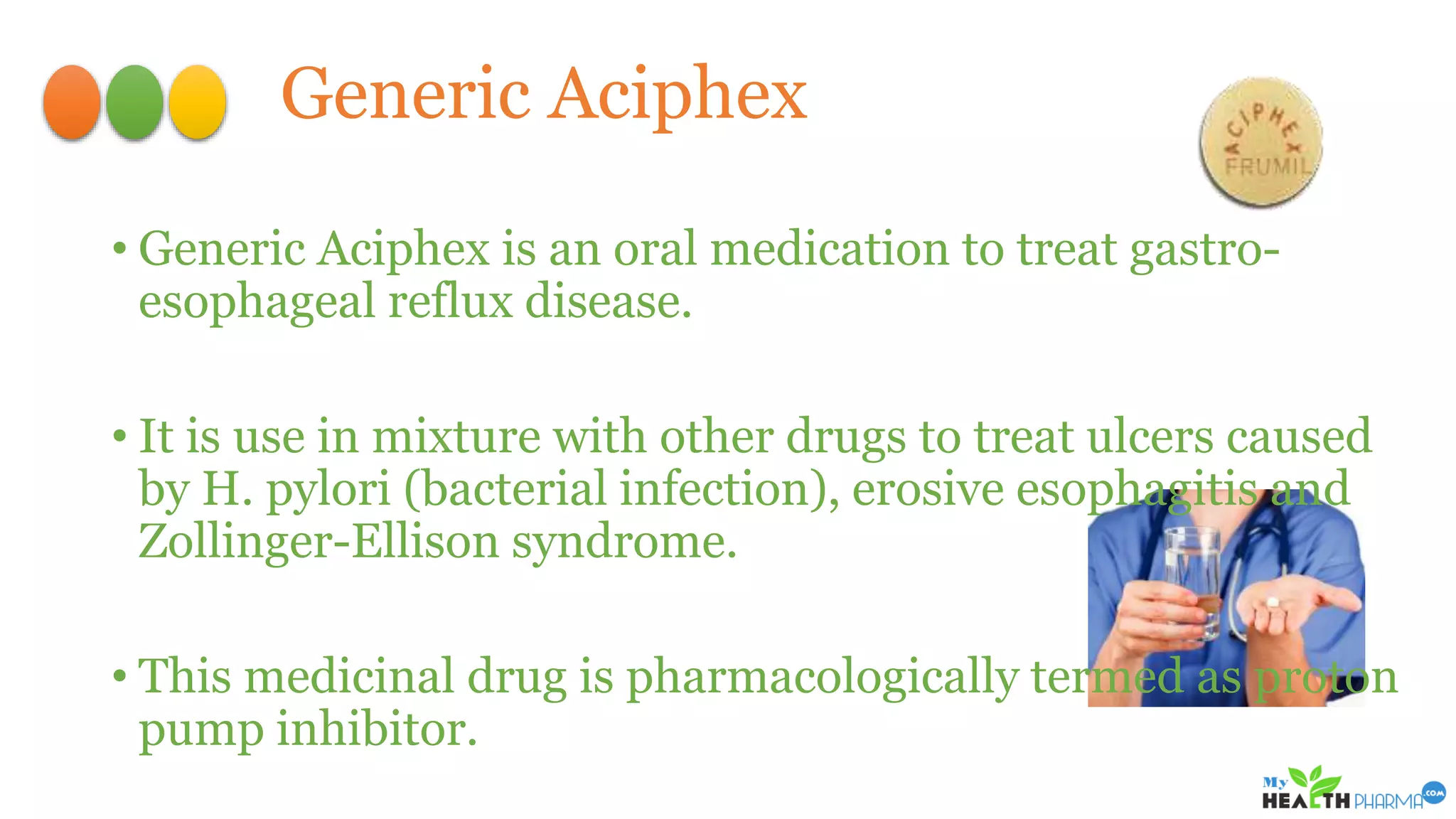 Generic Aciphex to Treat Peptic Ulcer | PPT