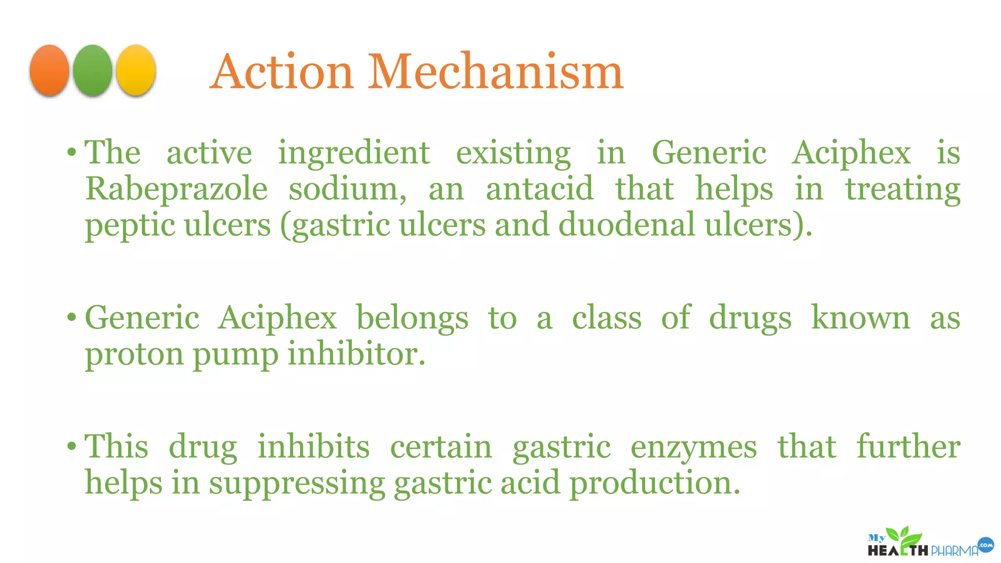 Generic Aciphex to Treat Peptic Ulcer | PPT