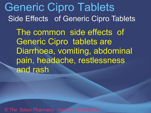 Generic Cipro for Treating Bacterial Infections | PPT