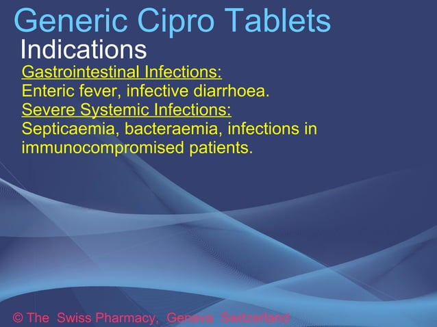 Generic Cipro for Treating Bacterial Infections | PPT