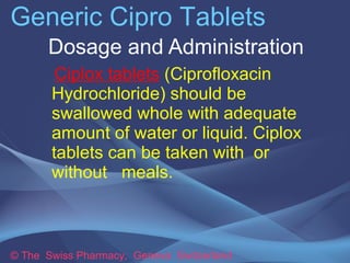 Generic Cipro for Treating Bacterial Infections | PPT