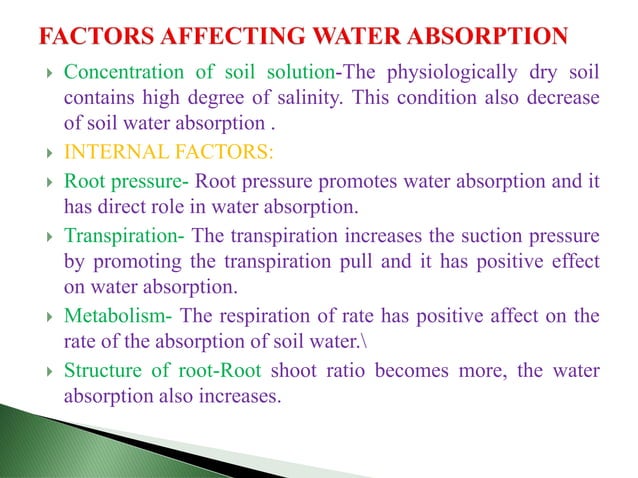 Plant Physiology-Water relations | PDF
