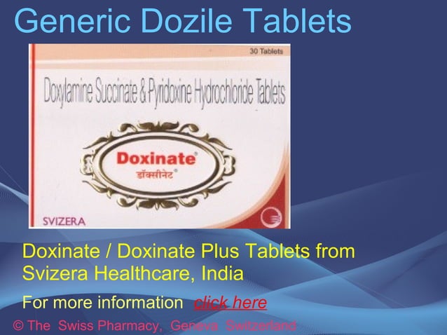 Generic Dozile Tablets for Relief of Sleeplessness