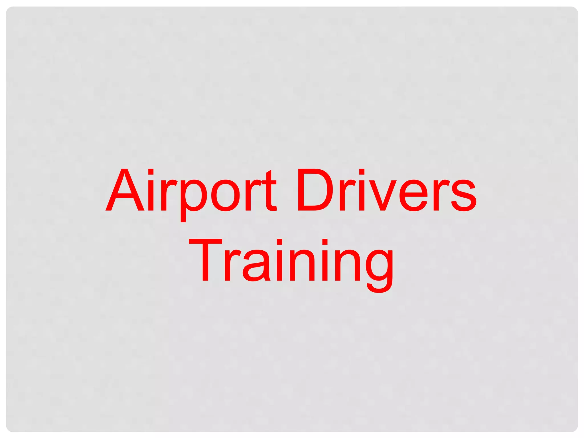 Generic driver-training-ppt | PPTX