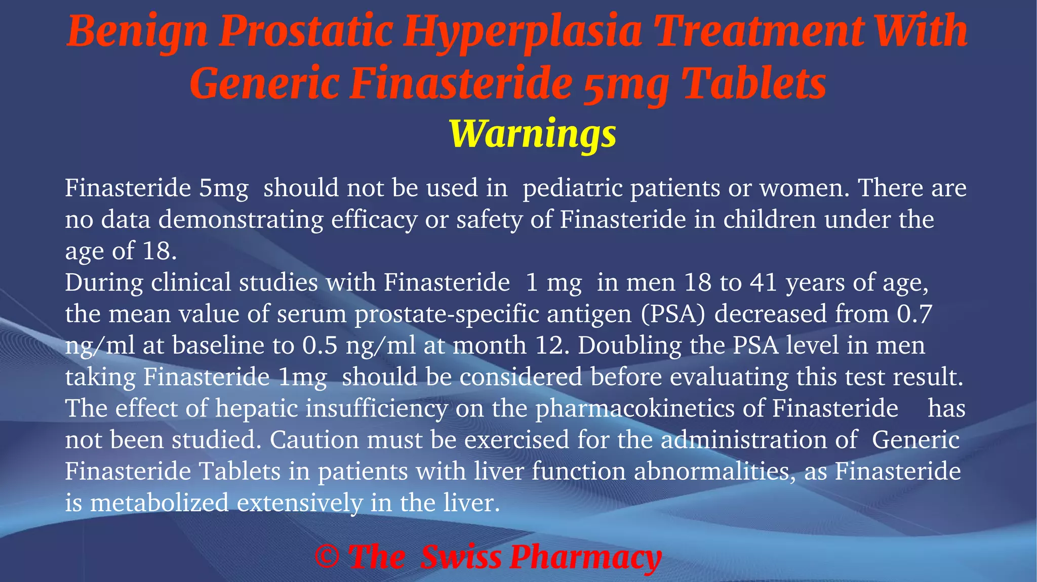 Benign Prostatic Hyperplasia Treatment With Generic Finasteride 5mg ...