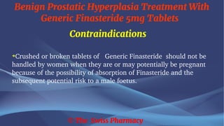 Benign Prostatic Hyperplasia Treatment With Generic Finasteride 5mg ...