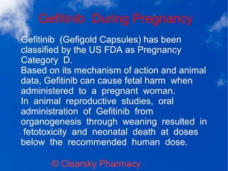 Generic Gefitinib (Gefigold Capsules) | ODP