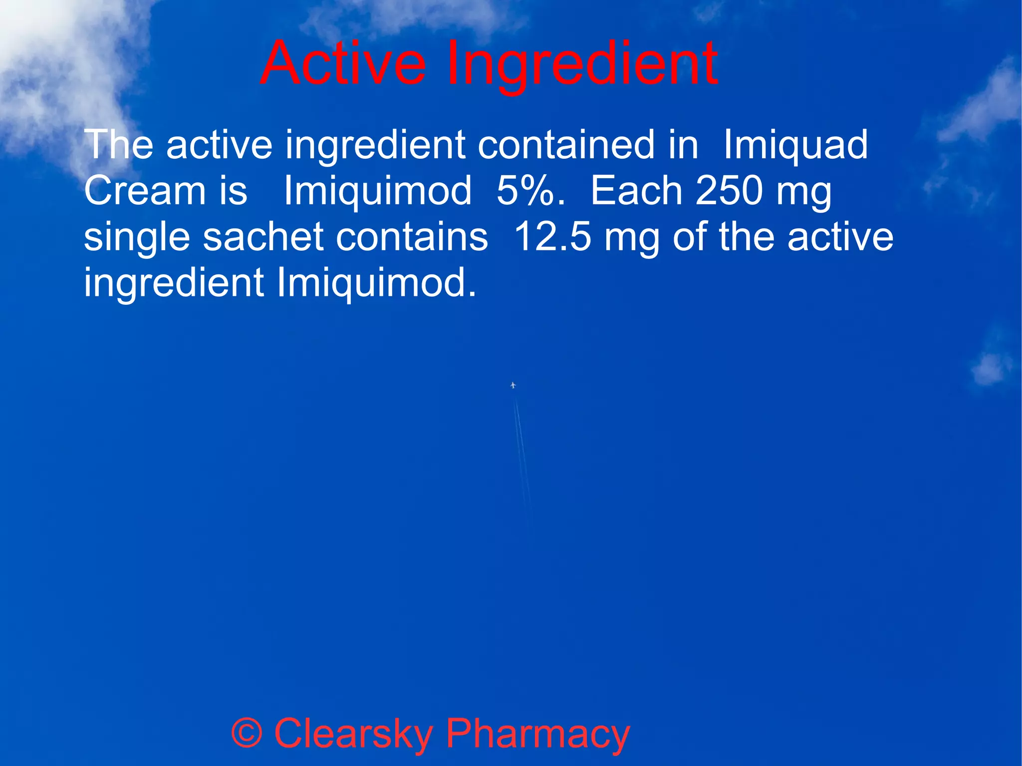 Generic Imiquimod Cream (Imiquad) | ODP