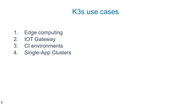 Introduction to k3s and k3sup | PPTX | Cloud Computing | Internet