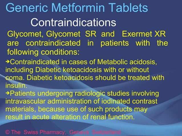 Generic Metformin Tablets for Treatment of Type 2 Diabetes (Non-Insulin ...