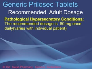 Generic Prilosec Capsules for Treatment of GERD, Gastric & Duodenal ...