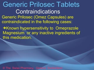 Generic Prilosec Capsules for Treatment of GERD, Gastric & Duodenal ...