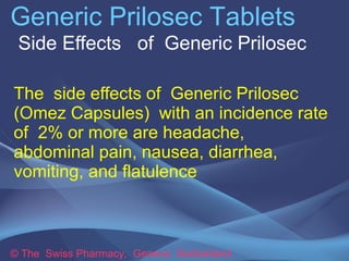 Generic Prilosec Capsules for Treatment of GERD, Gastric & Duodenal ...