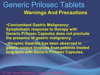 Generic Prilosec Capsules for Treatment of GERD, Gastric & Duodenal ...