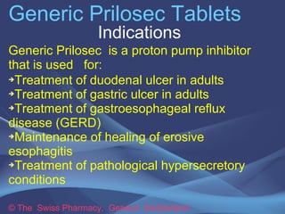 Generic Prilosec Capsules for Treatment of GERD, Gastric & Duodenal ...