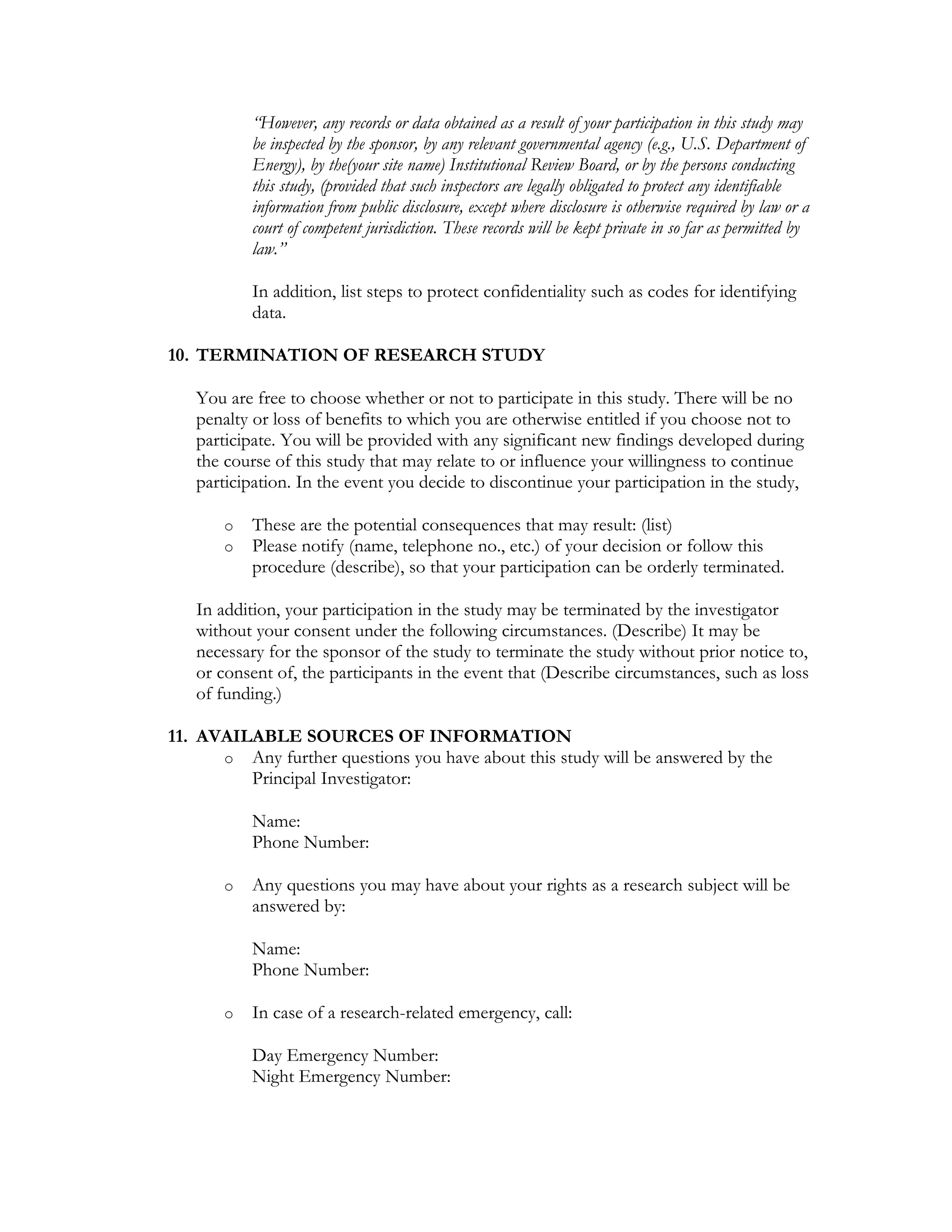 Informed Consent in Spanish | DOC
