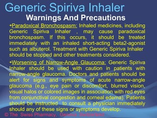Generic Spiriva Inhaler for Treatment of COPD | ODP | Lung and ...