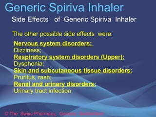 Generic Spiriva Inhaler for Treatment of COPD | ODP