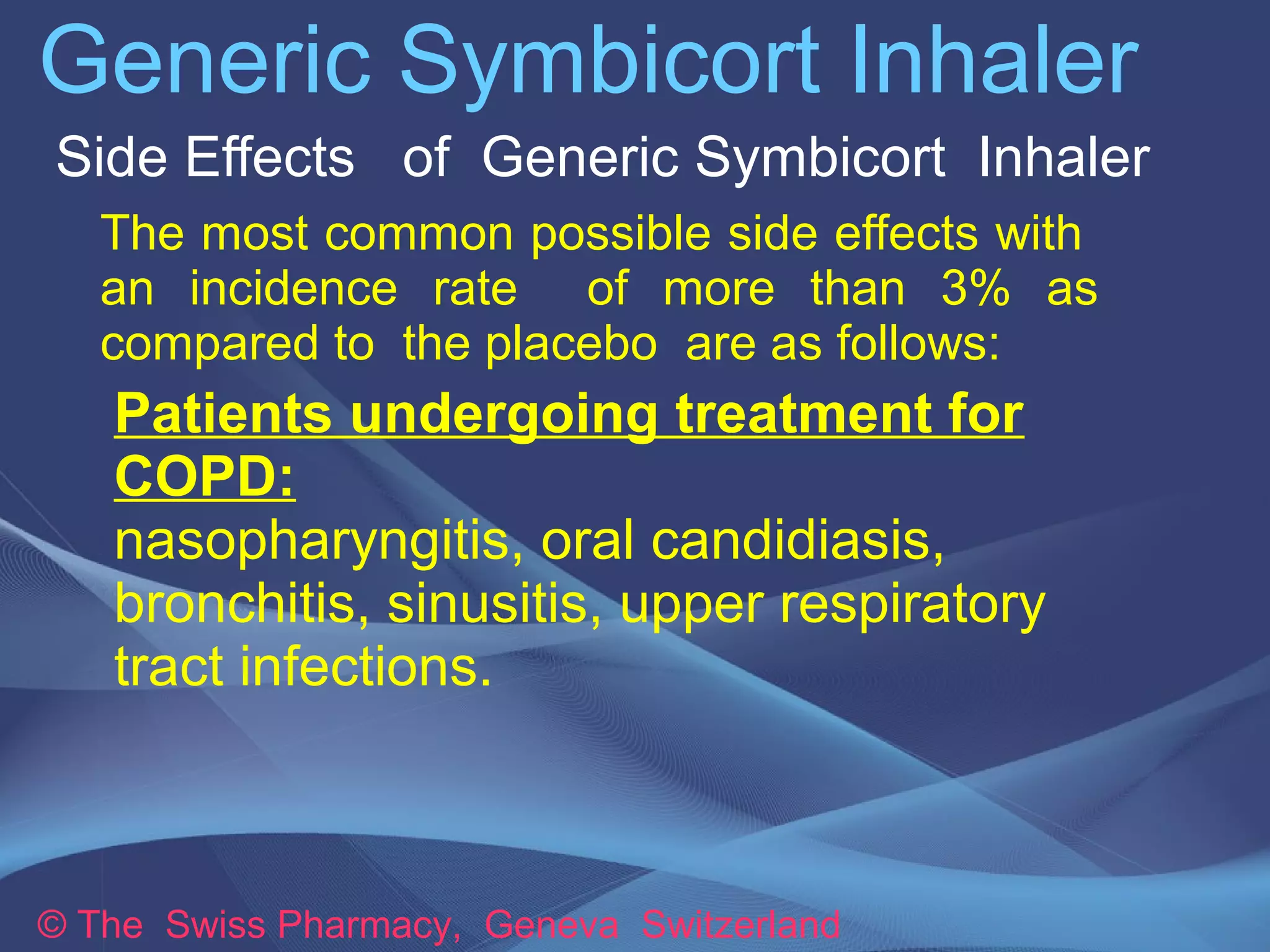 Generic Symbicort Inhaler for Treatment of Asthma & COPD | ODP