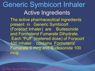 Generic Symbicort Inhaler for Treatment of Asthma & COPD | ODP