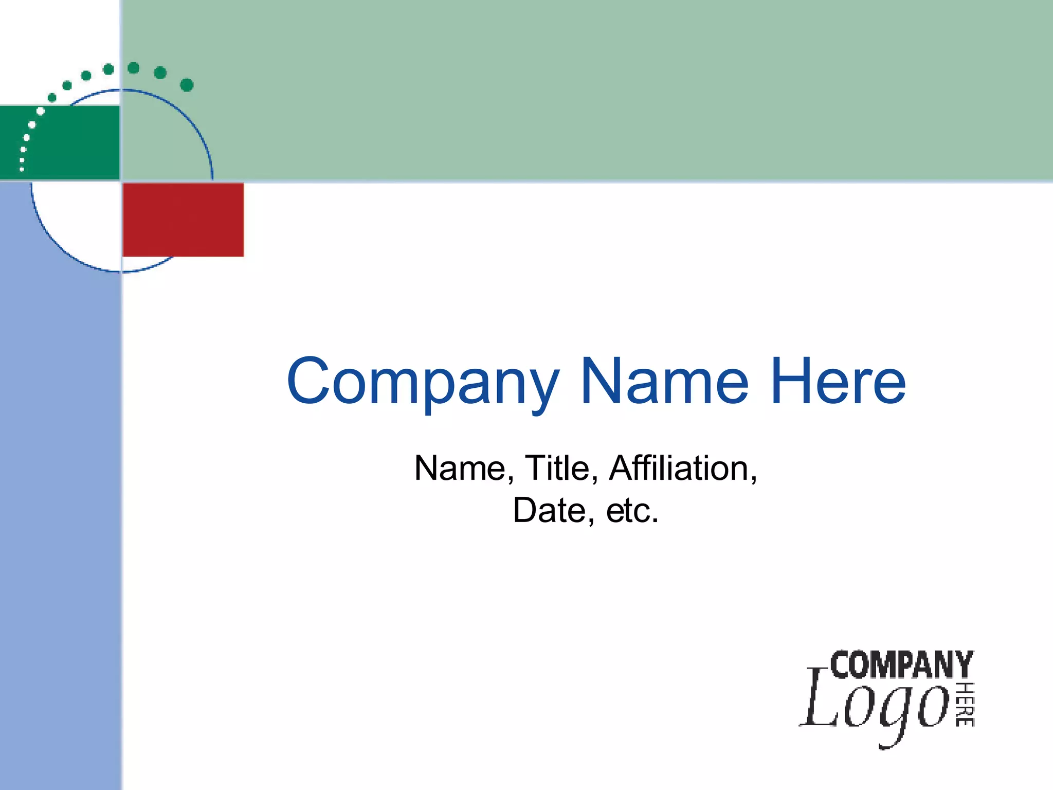 Generic template | PPT