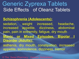 Generic Zyprexa Tablets | ODP