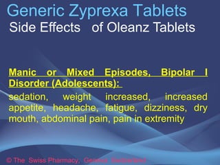 Generic Zyprexa Tablets | ODP