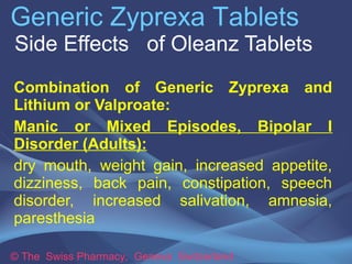 Generic Zyprexa Tablets | ODP