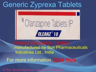 Generic Zyprexa Tablets | ODP