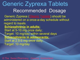 Generic Zyprexa Tablets | ODP