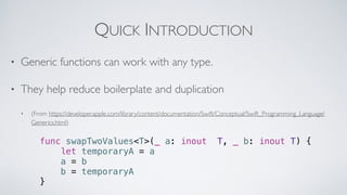 Generics, the Swift ABI and you | PPT