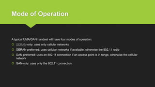 Generic Access Network | PPT