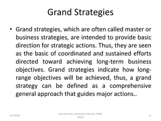 Generic and grand strategies | PPTX