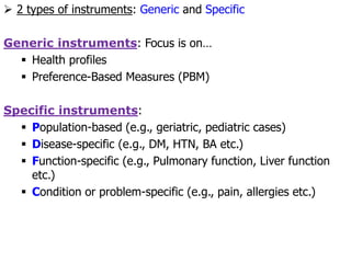 GENERIC AND SPECIFIC INSTRUMENTS IN PHARMACOEPIDEMIOLOGICAL RESEARCH.pdf | Free Download