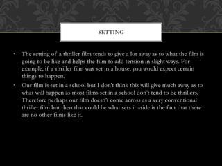 Generic Codes and Conventions of the Thriller Genre | PPTX