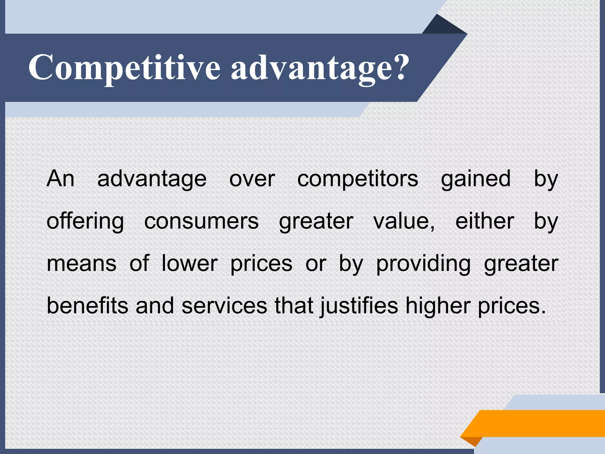 Generic competitive strategy | PPTX