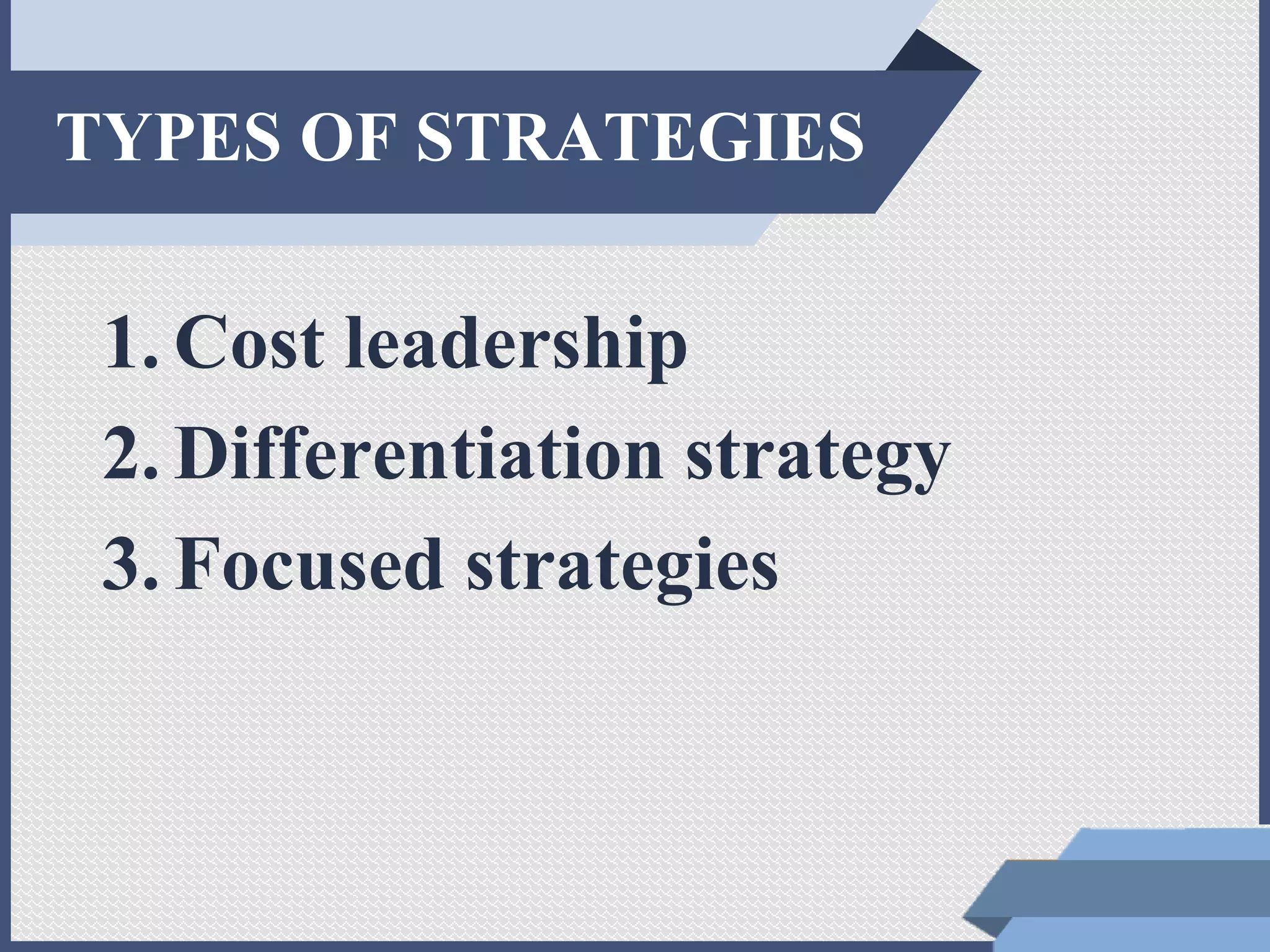 Generic competitive strategy | PPTX