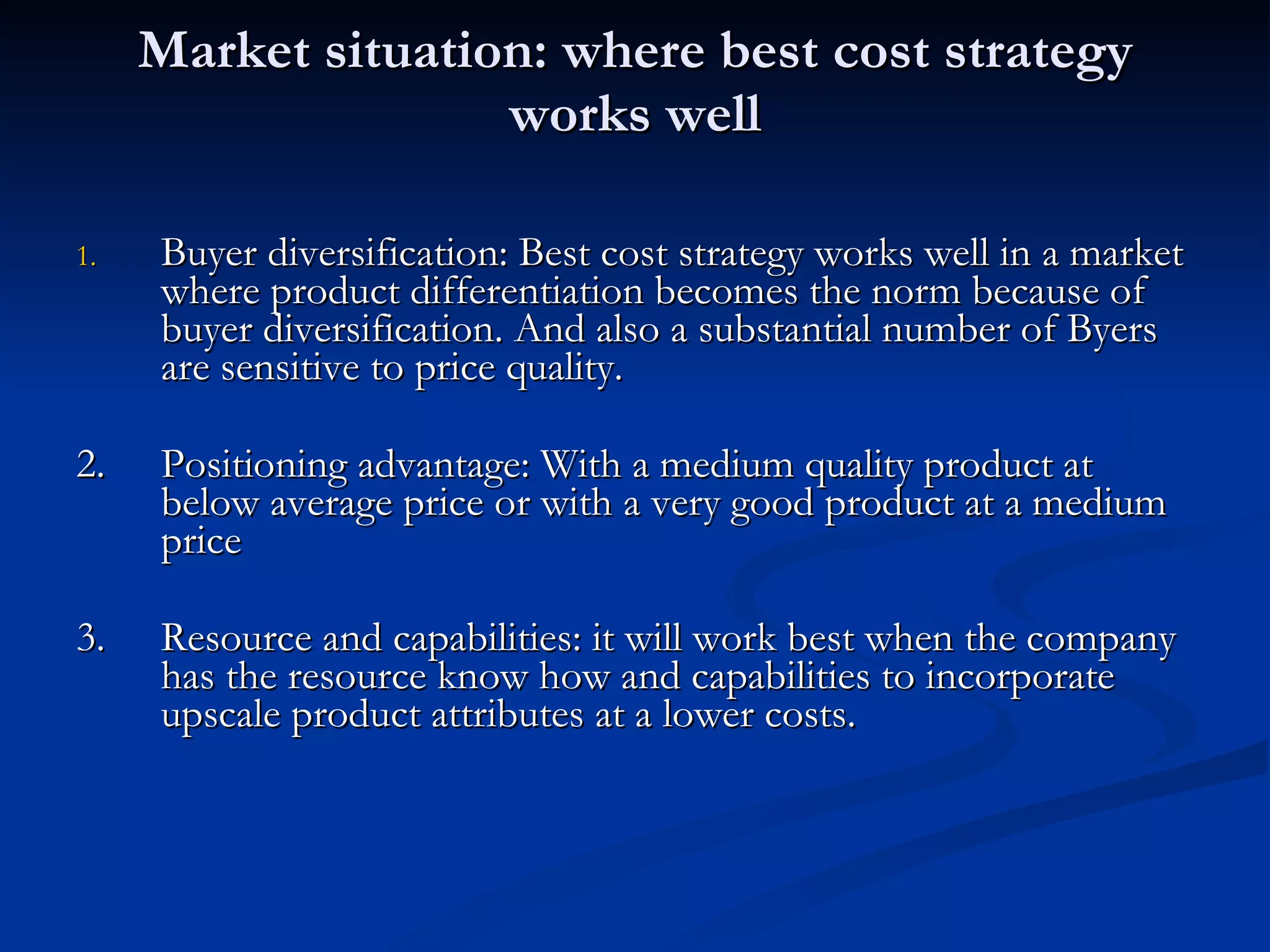 Generic competitive strategy | PPT