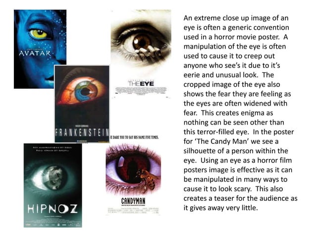Generic Conventions of a Film Poster | PPTX