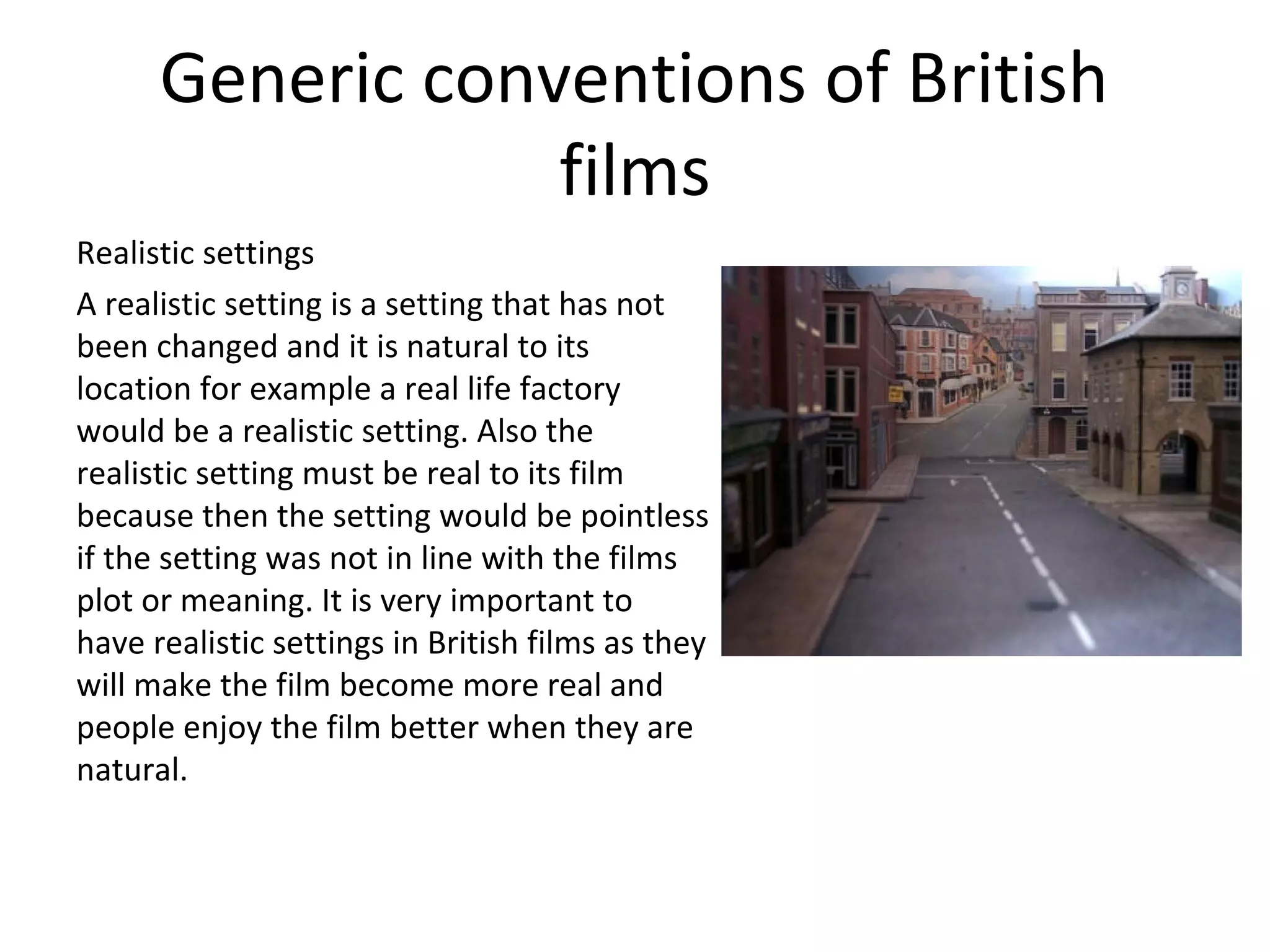 Generic conventions of british films | PPT