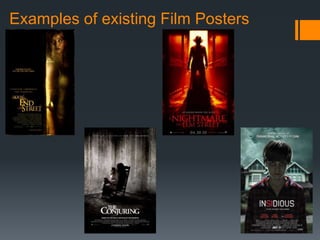Generic conventions of film posters | PPTX