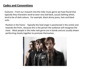 Indie rock genre | PPTX